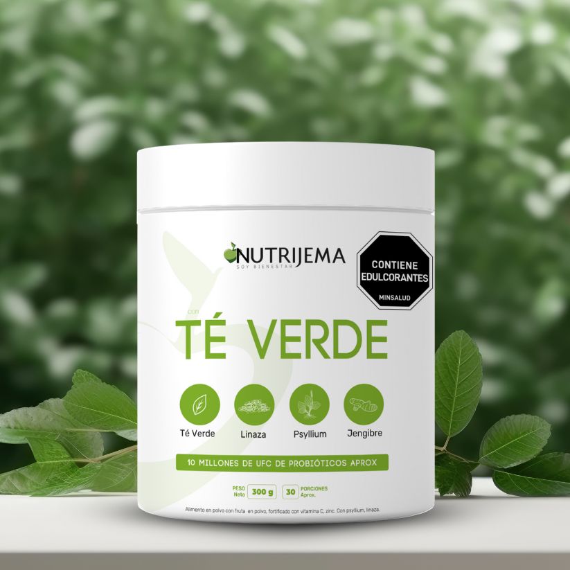 Té Verde Premium con Probióticos y Fibra – NUTRIJEMA