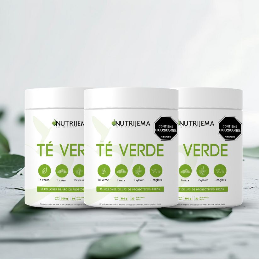 Té Verde Premium con Probióticos y Fibra – NUTRIJEMA