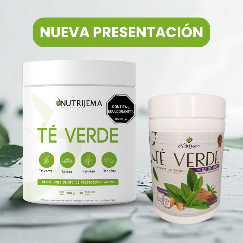 Té Verde Premium con Probióticos y Fibra – NUTRIJEMA
